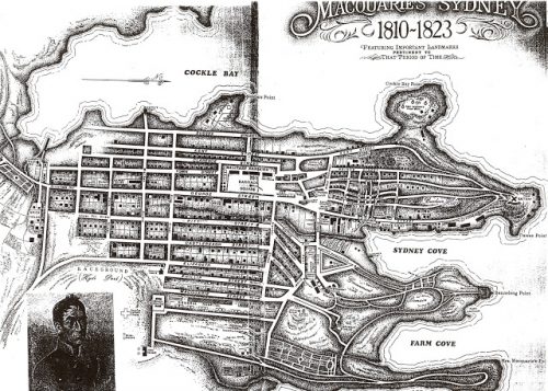 Map of Sydney 1810- 1823 – Walsh Bay