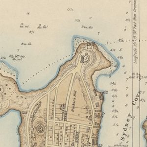 Map of Sydney 1810- 1823 – Walsh Bay
