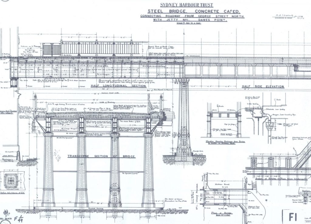 Useful old wharf drawings – Walsh Bay